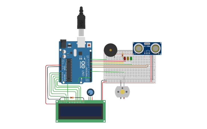 Circuit Design Collision Tinkercad