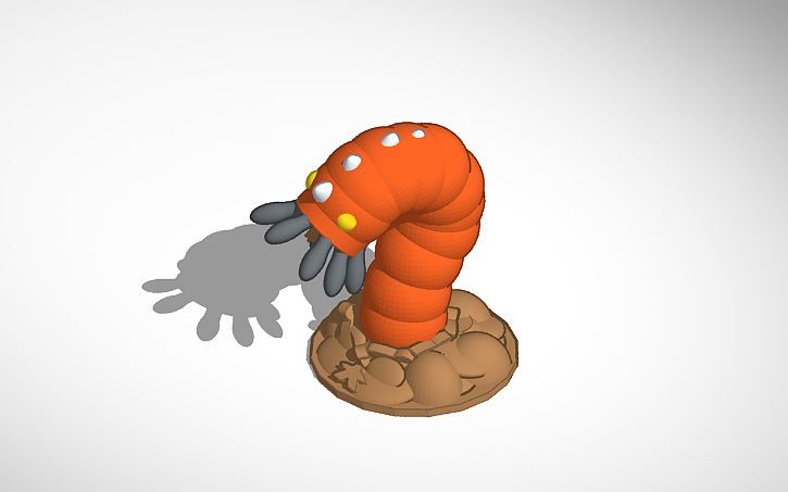 3D design Shiny Amur Worm | Tinkercad