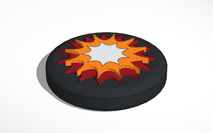 3D design Explosion Counter (Argent Saga) - Tinkercad
