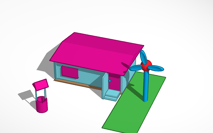 3D design Green house - Tinkercad