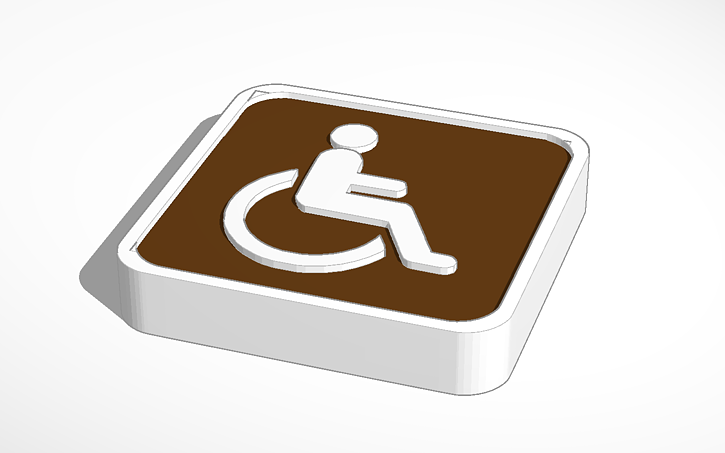 3D design Wheelchair Accessible - Tinkercad