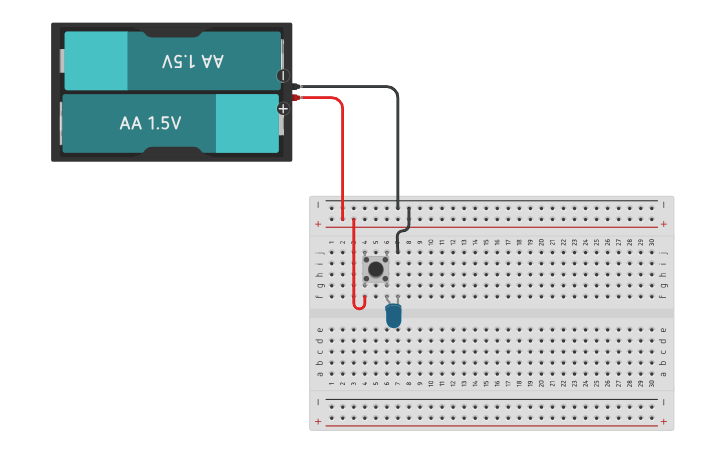 Circuit design Circuito Simples - Tinkercad
