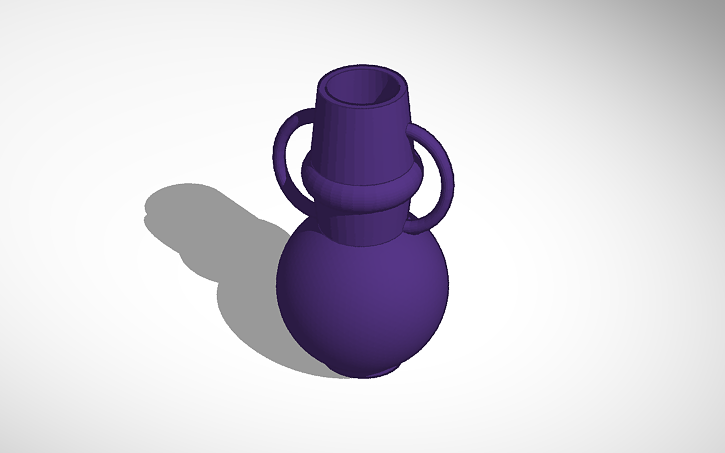 3D design Water Container - Tinkercad