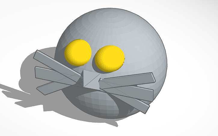 3D design Death Egg - Tinkercad