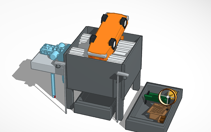 3D design crusher - Tinkercad