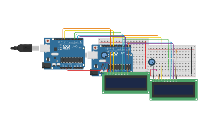 Circuit design Lecture de valeur analogique et affichage | Tinkercad