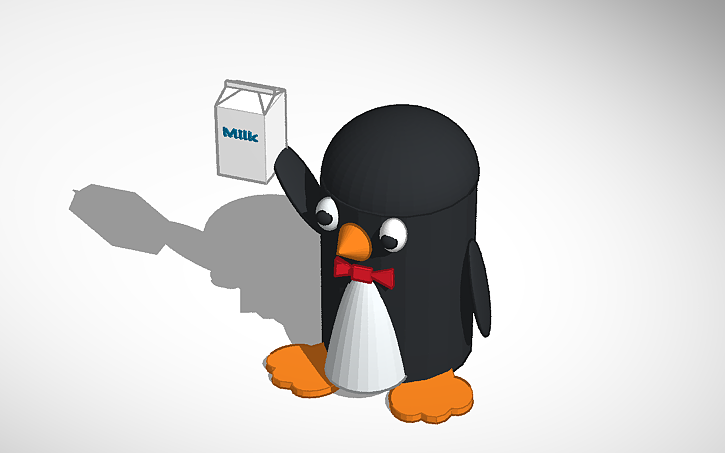 3D design Pinguino Paula - Tinkercad