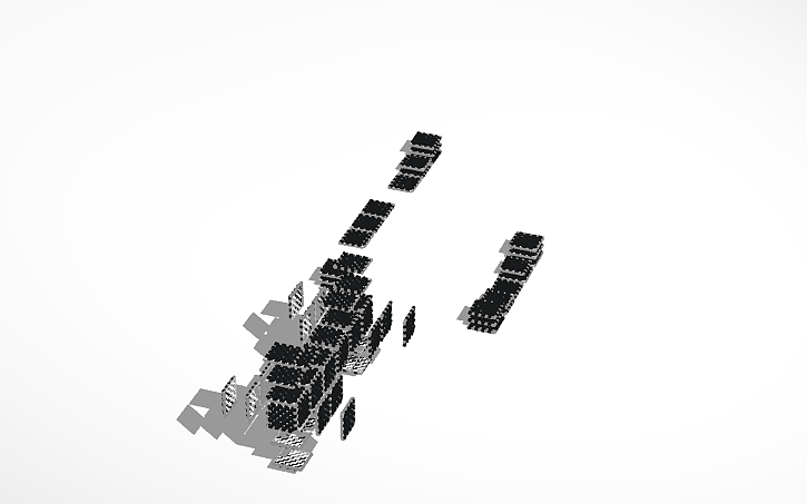 3D design Multi dimensional chess - Tinkercad