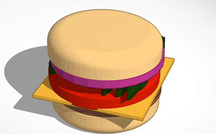 3D design my burger | Tinkercad