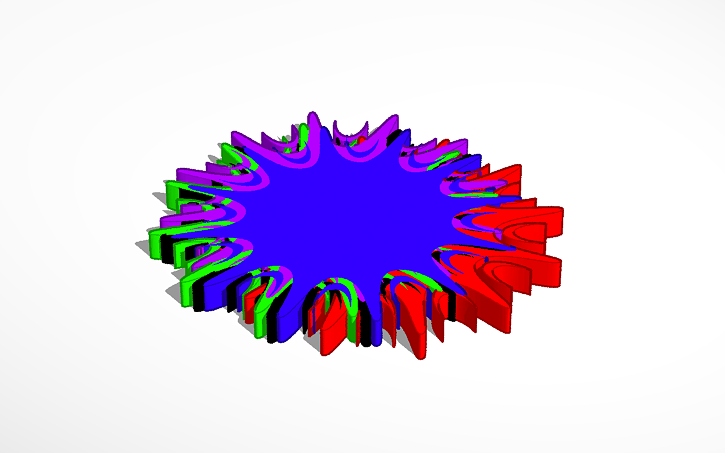 3D design sun - Tinkercad