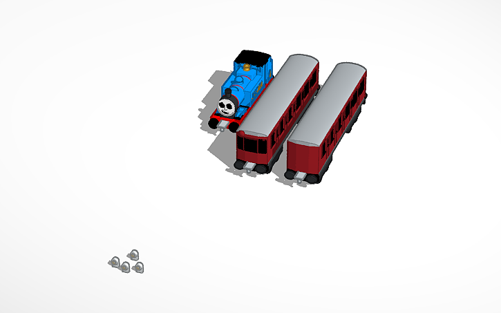 3D design Jayden the daring engine - Tinkercad