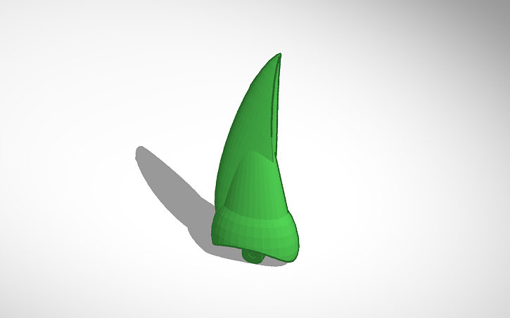 3D design Triceratops Tail - Tinkercad