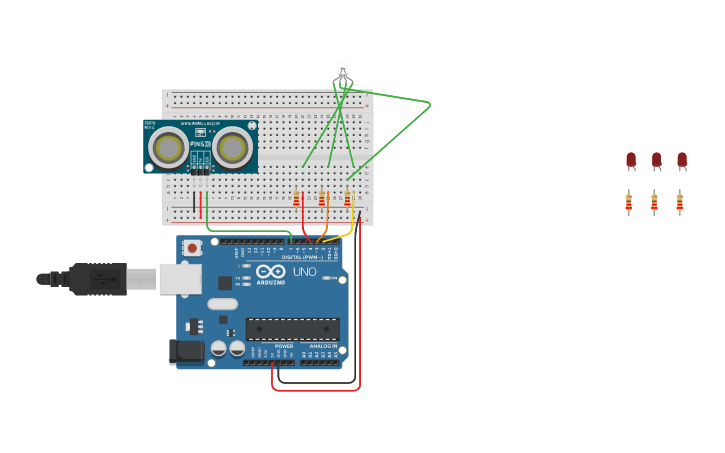 Circuit design 3 pin us - Tinkercad