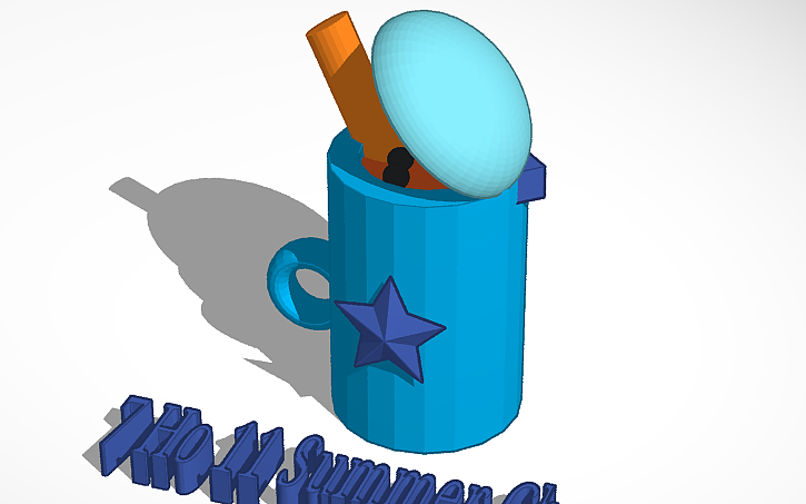 3d Design Cups Tinkercad
