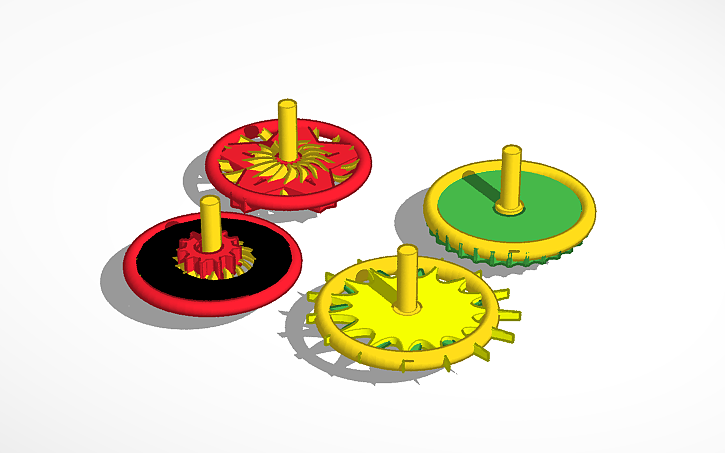3D design Battle tops | Tinkercad