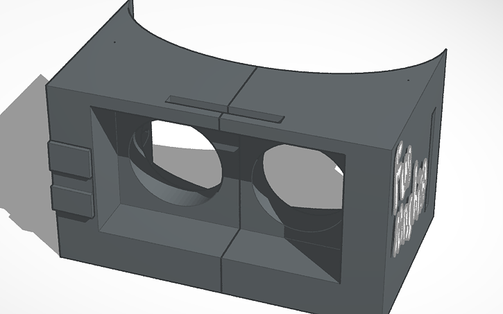 3D design vr headset - Tinkercad