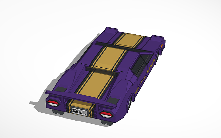 3D design USDR Color painted Fordge, Lightning - Tinkercad