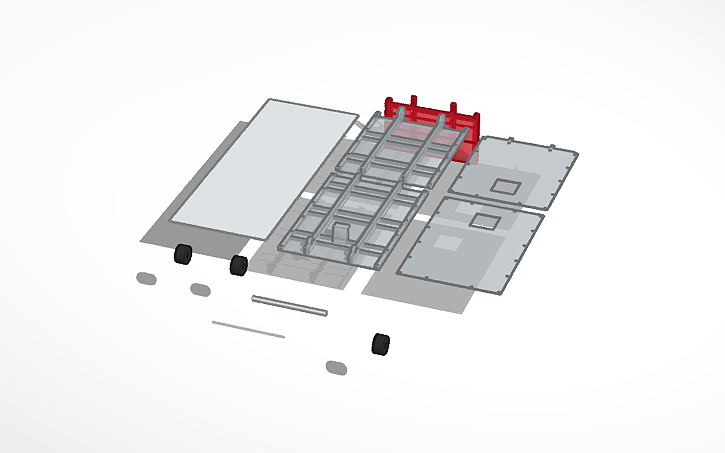 3D design siku auflade kipper plattform v2 - Tinkercad