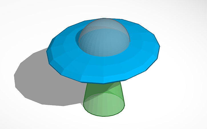 3D design UFO - Tinkercad
