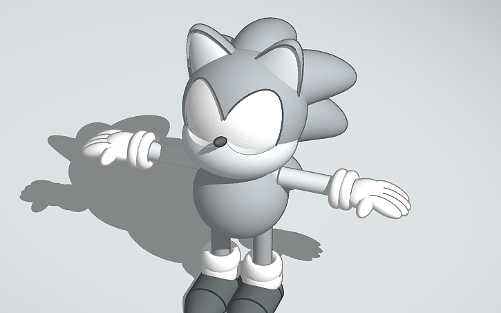 3D design Hedgehog template - Tinkercad
