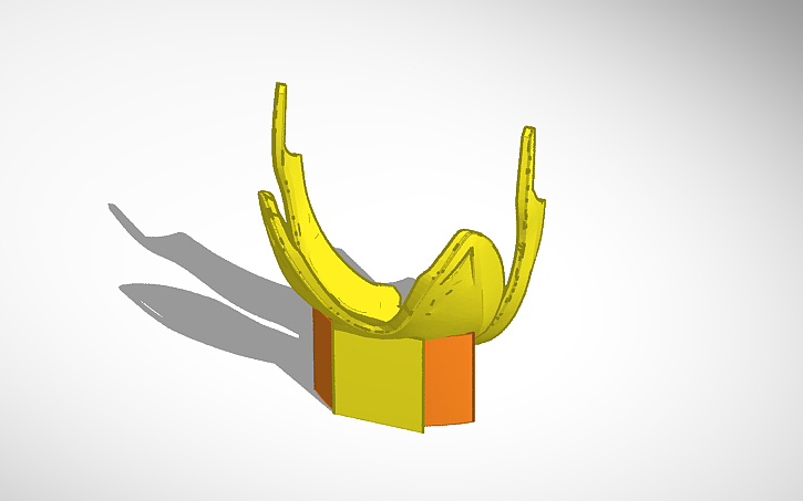 3D design Iron Man Mark 50 Face Panel - Tinkercad