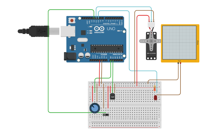 Circuit Design Sensors And Actuators With Arduino Tinkercad