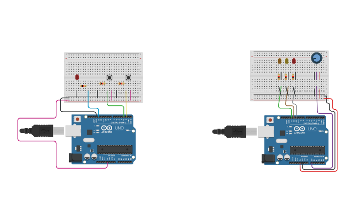 Circuit design Arduino - Tinkercad