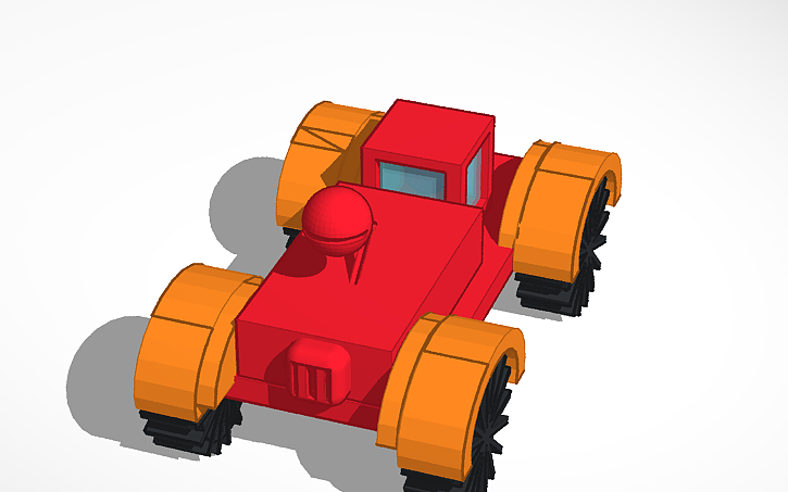 3D design galactic car - Tinkercad