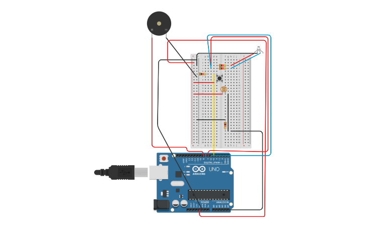Circuit design Laser - Tinkercad