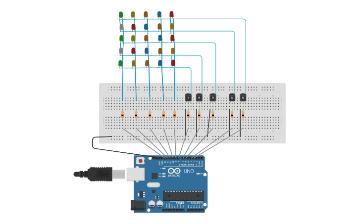 Circuit design trabalho final | Tinkercad