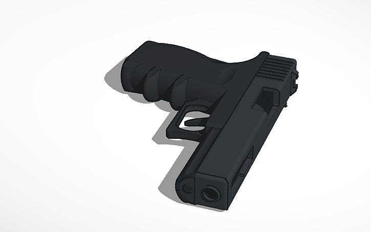 3D design Glock 18 - Tinkercad