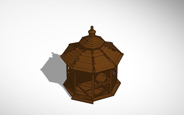 3D design Gazebo - Tinkercad