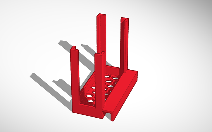 3d Design Aa Battery Box Window Cradle Tinkercad
