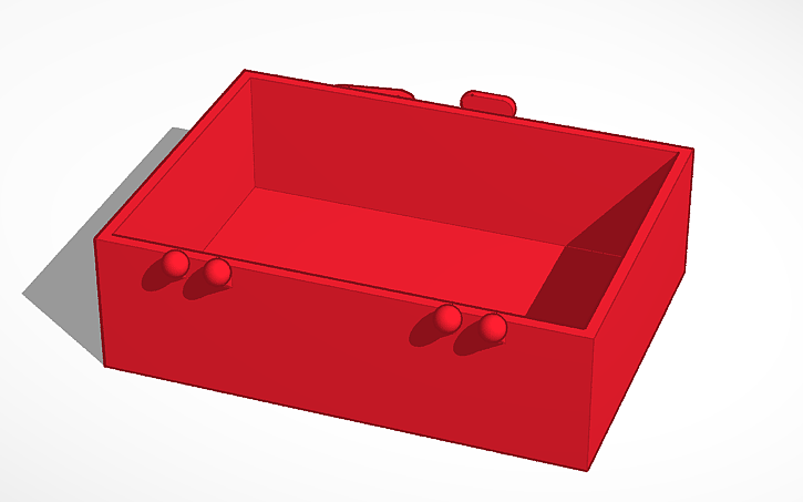3D design Snap Hinge Box Buttom | Tinkercad