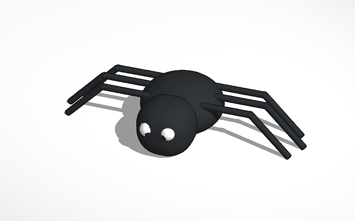 3D design A Spider 🕷 | Tinkercad