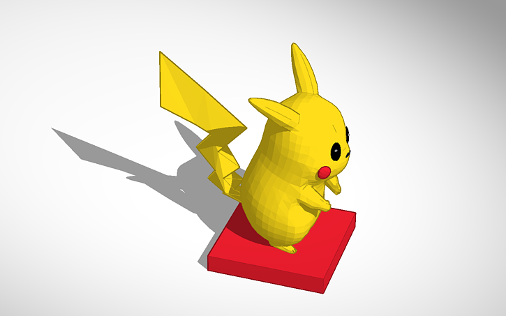 3D design pokemon - Tinkercad