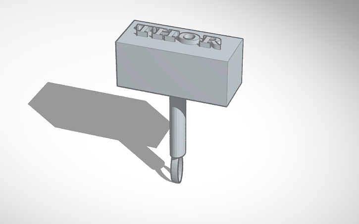3D design THOR'S HAMMER | Tinkercad