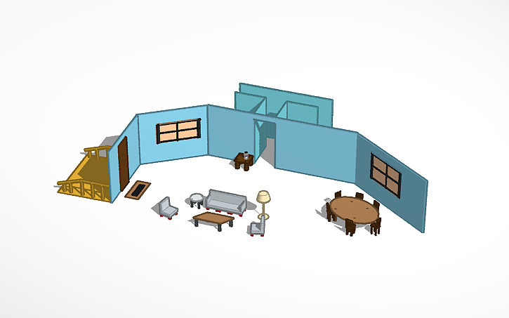 3D design Chris Woodley-Over the River Set - Tinkercad