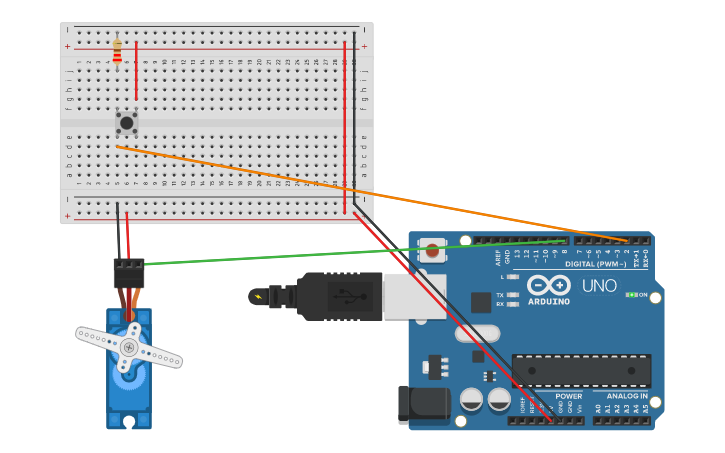 Circuit design Practica 5 - Tinkercad Circuit design Practica 5 - Tinkercad