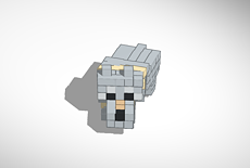 3D design #Minecraft dog | Tinkercad