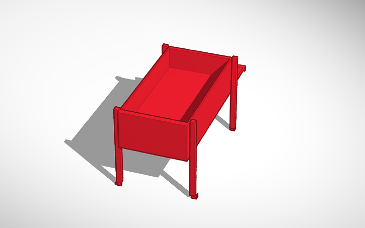 3D design high trolley - Tinkercad