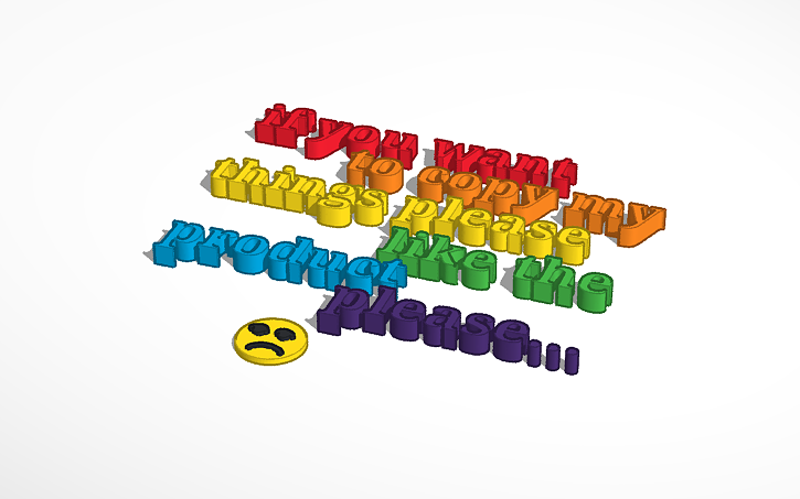 3D design note - Tinkercad