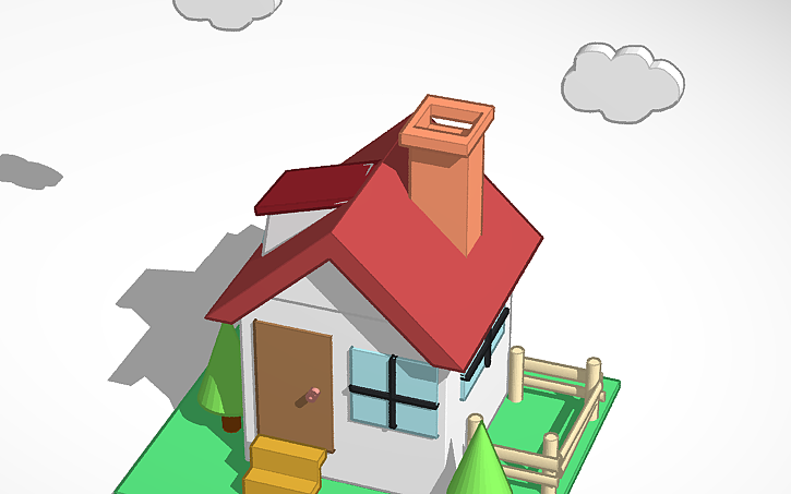 3D design Casa de Campo-Proyecto 3D - Tinkercad