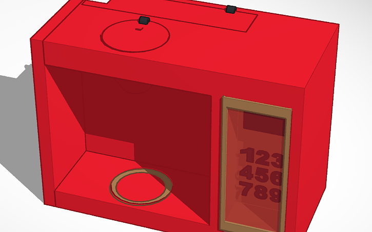 3D design coffee maker - Tinkercad