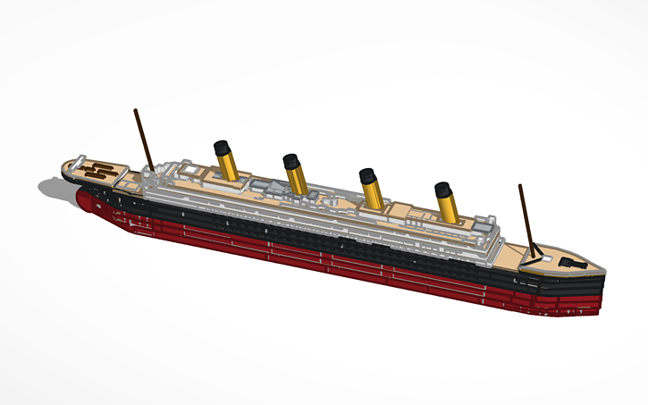 3D design Copy of Copy of Titanic | Tinkercad