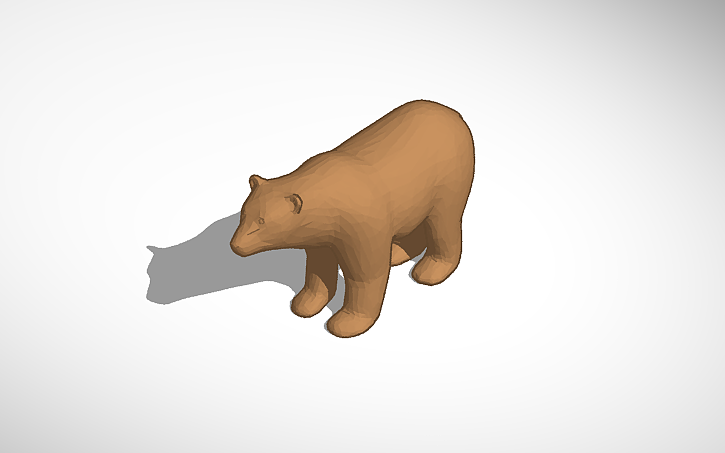3D design Bear - Tinkercad