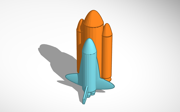 3D design Space shuttle complete | Tinkercad