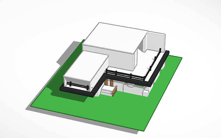 3D design Casa moderna - Tinkercad