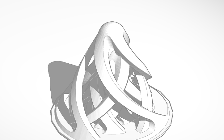 3D design Spiral Cone Decoration - Tinkercad