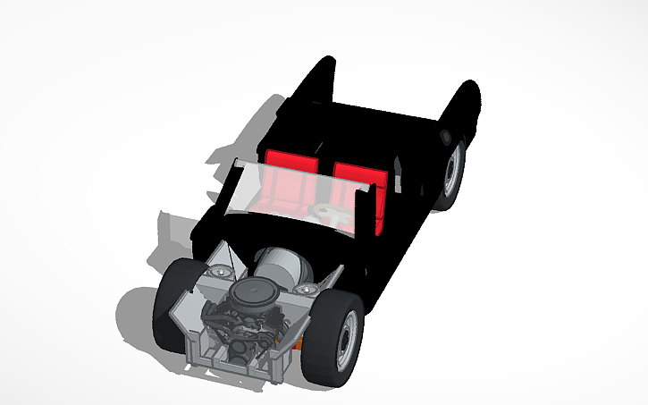 3D design Drag Race Car | Tinkercad